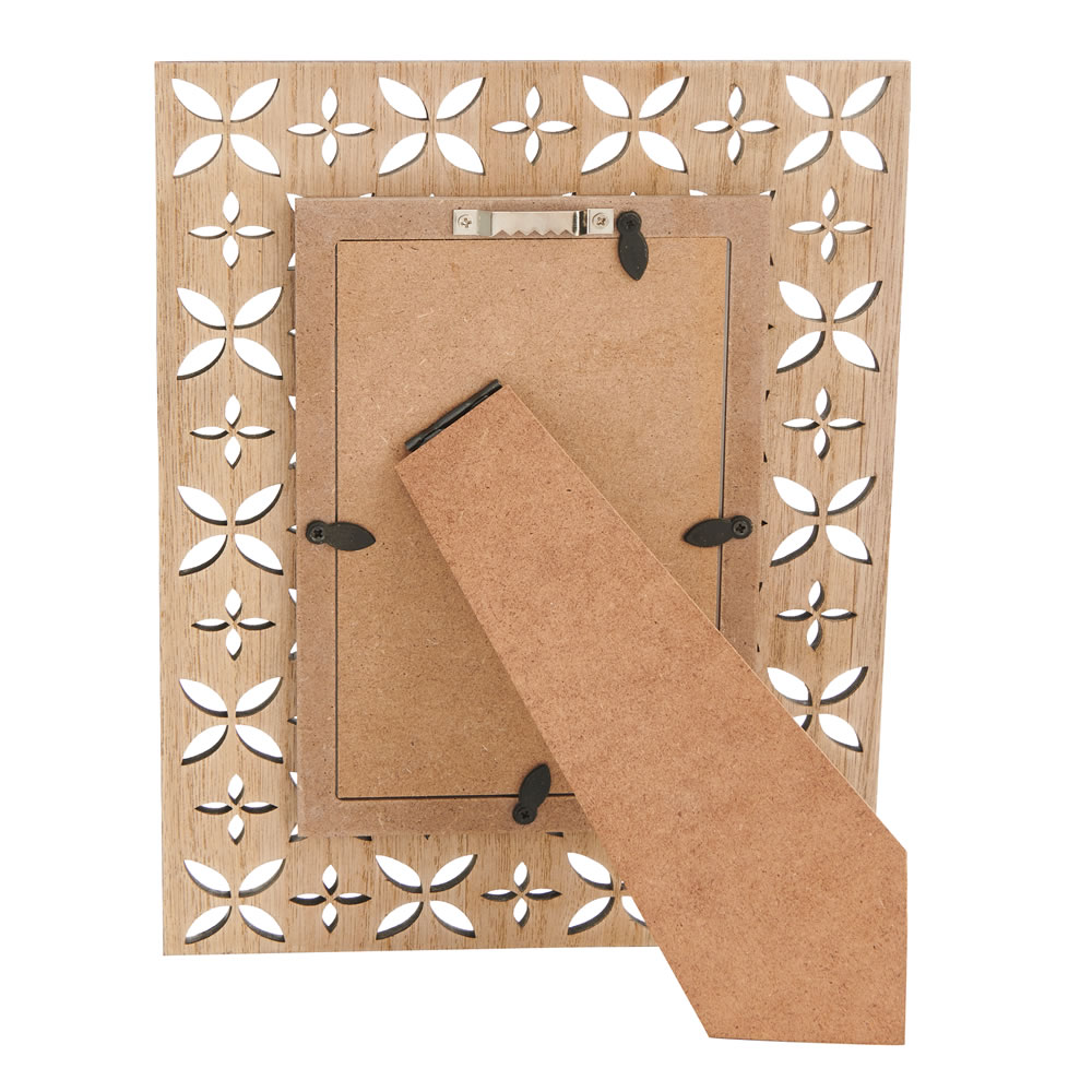 Wilko Wooden Laser Cut Photo Frame 19 x 24cm | Wilko