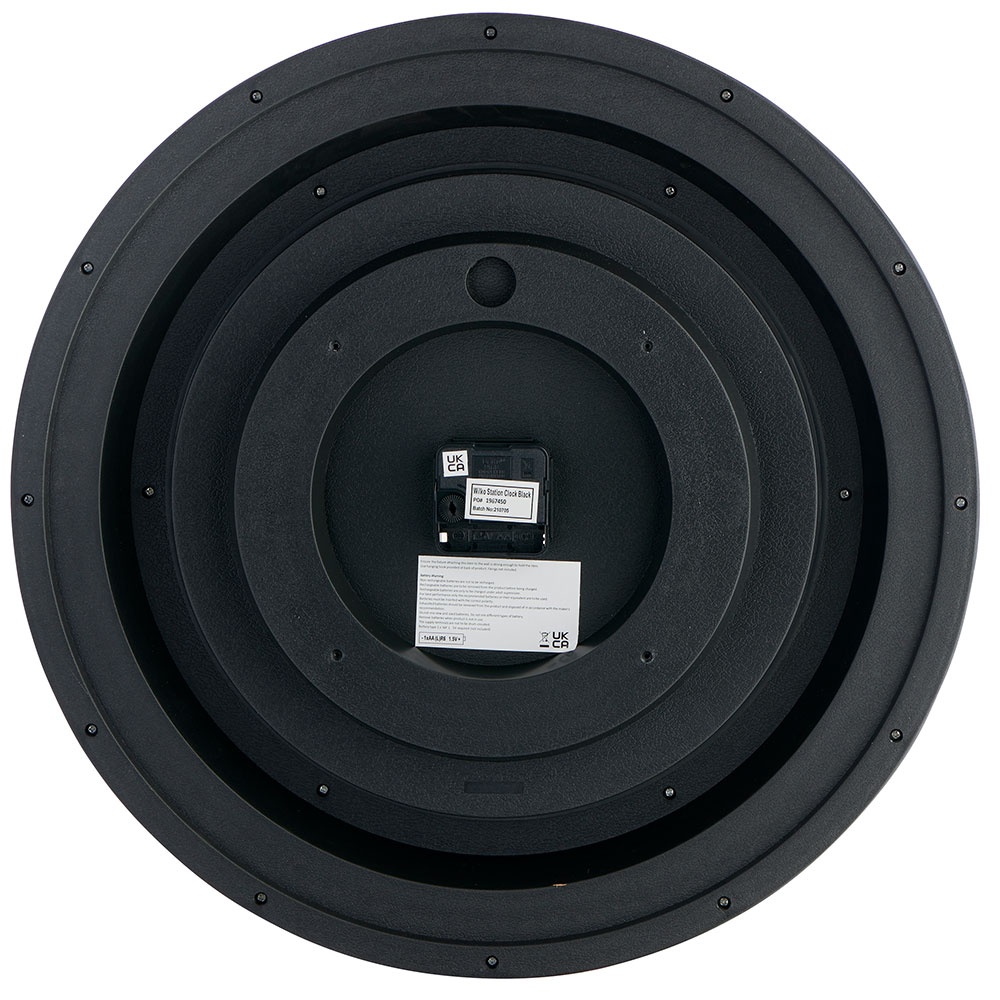 Wilko Giant Black Station Wall Clock | Wilko