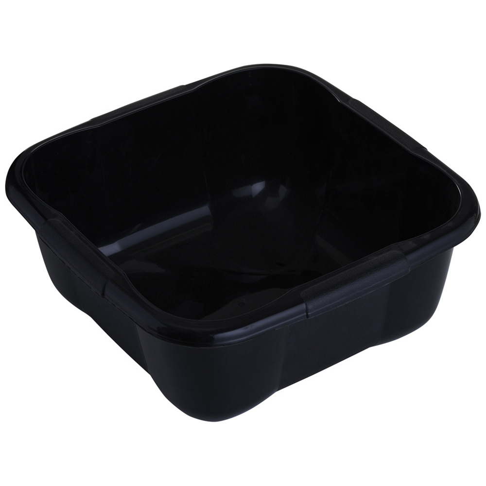 Wilko Black Square Washing Up Bowl | Wilko