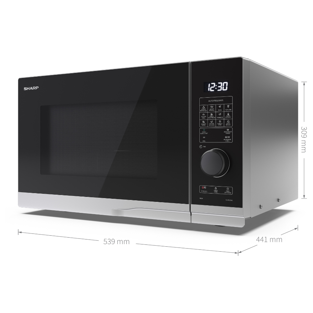 Sharp 23L Grill Jog Dial Microwave 900W | Wilko
