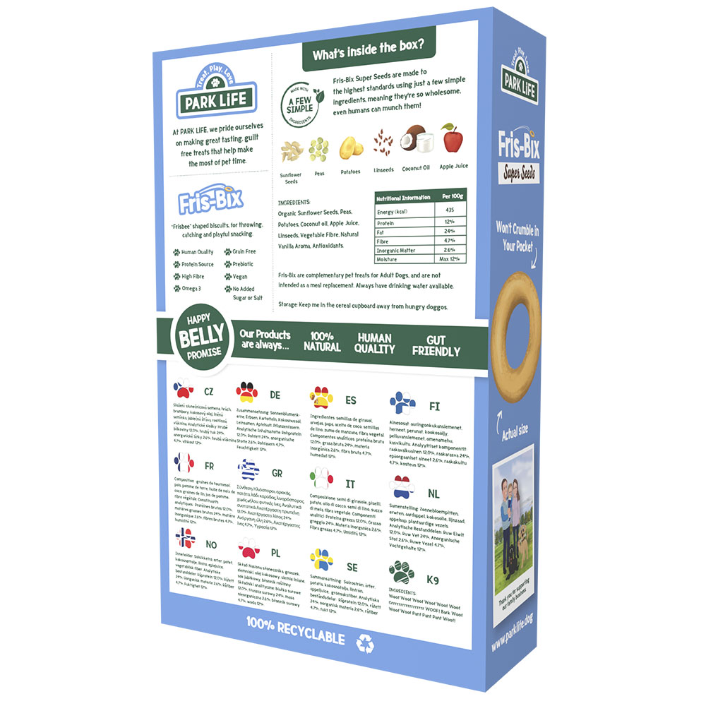Park Life Fris-Bix Super Seeds Biscuits 300g | Wilko
