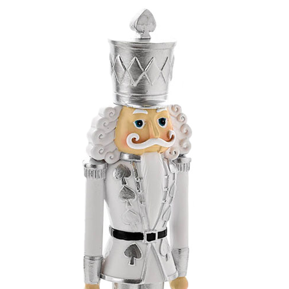 The Christmas Gift Co Silver Nutcracker | Wilko
