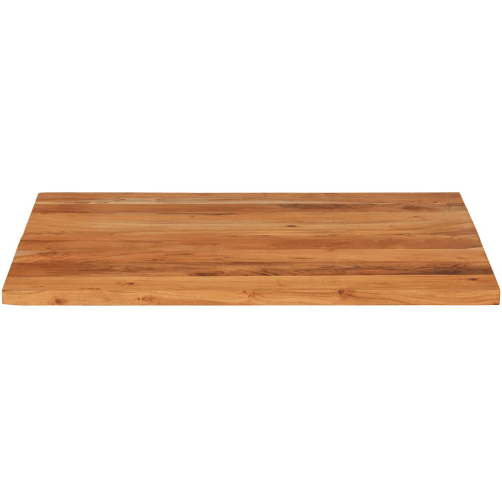 Berkfield Solid Acacia Wood Square Tabletop 70 x 70cm | Wilko