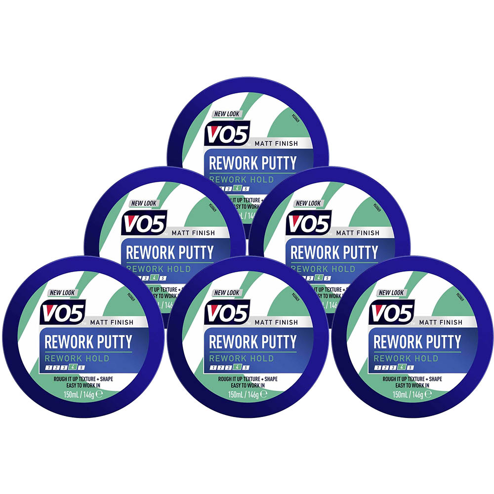VO5 Extreme Style Texture Rework Fibre Putty Case of 6 x 150ml | Wilko