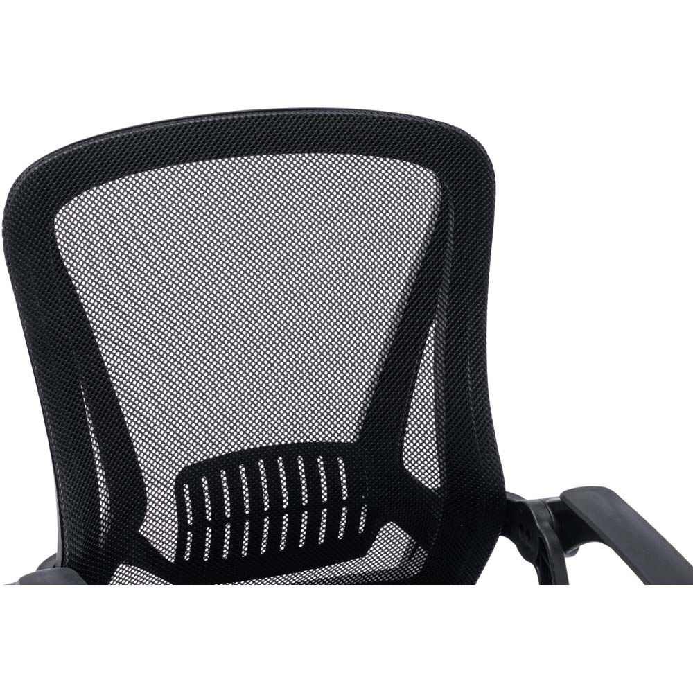Neo Black Office Swivel Mesh Chair | Wilko