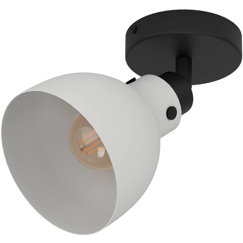 EGLO Matlock Grey and Black Spotlight | Wilko