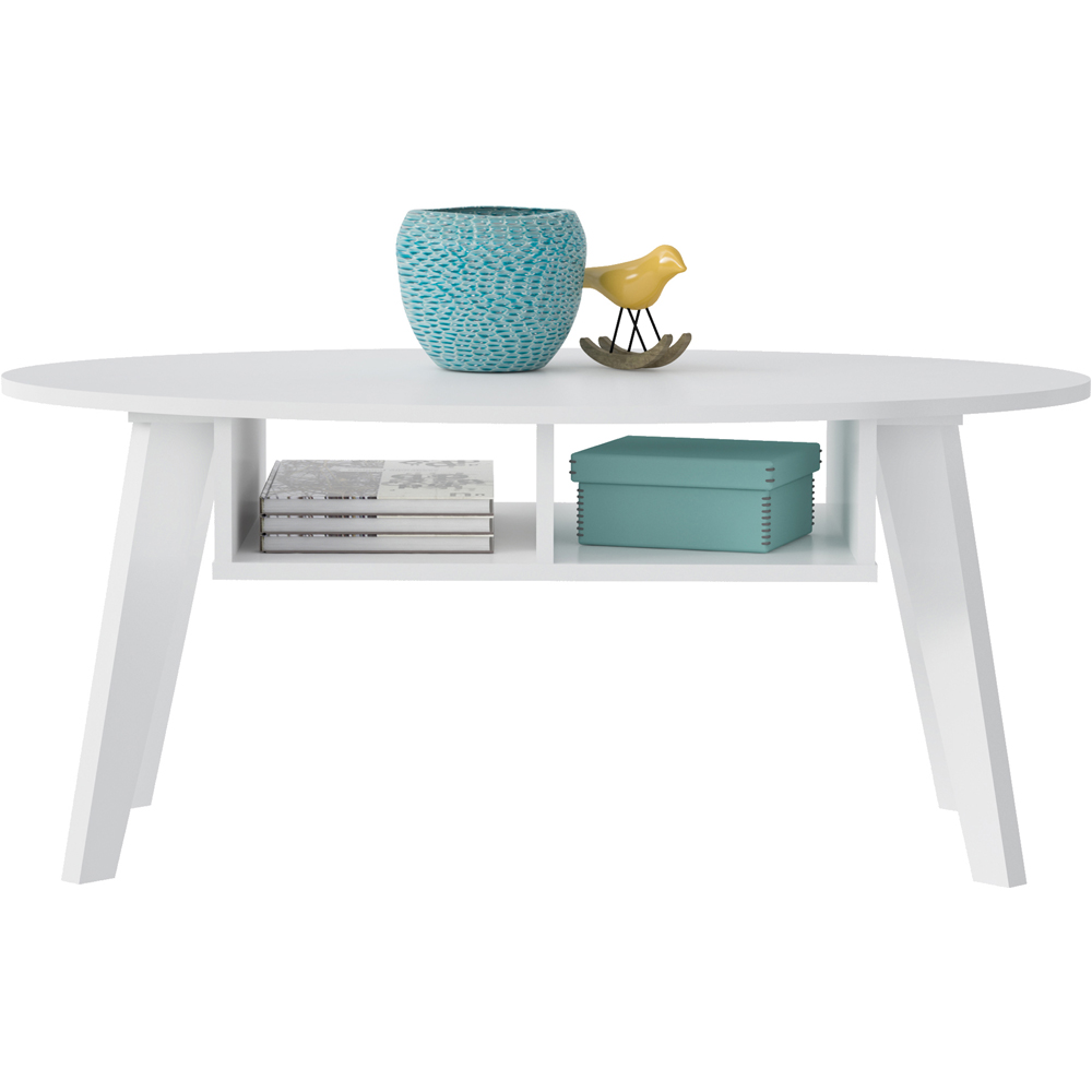 Seconique Naples White Coffee Table | Wilko