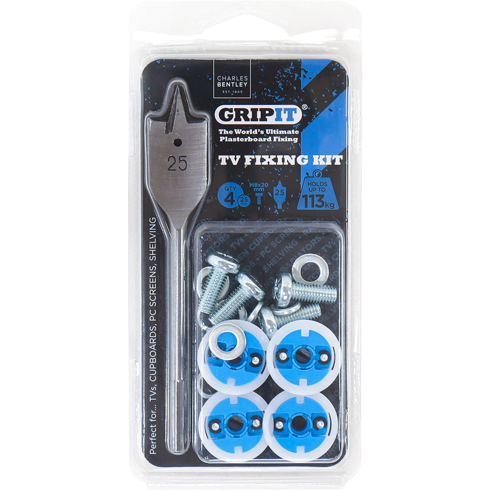 Gripit TV Fixing Kit | Wilko
