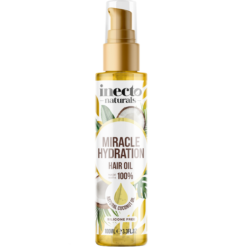 Inecto Naturals Miracle Hydration Hair Oil 100ml | Wilko