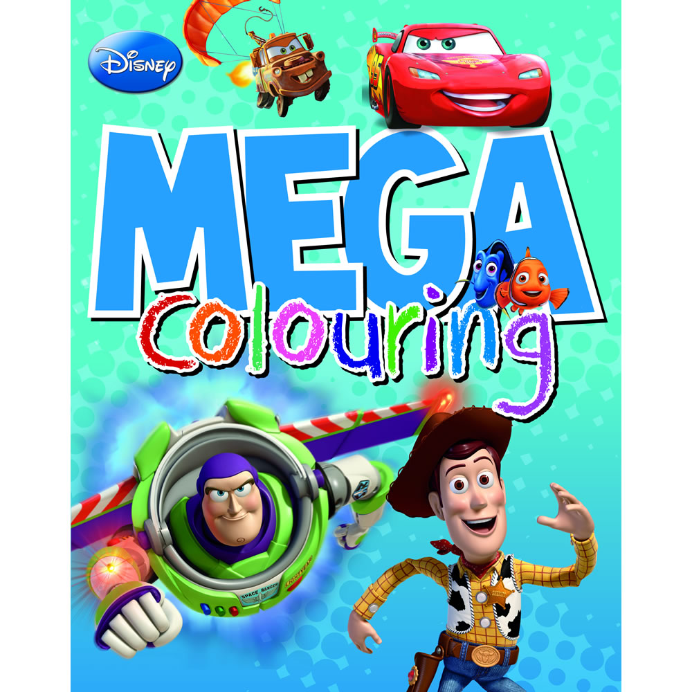 Disney Character Mega Colouring Book Assorted | Wilko
