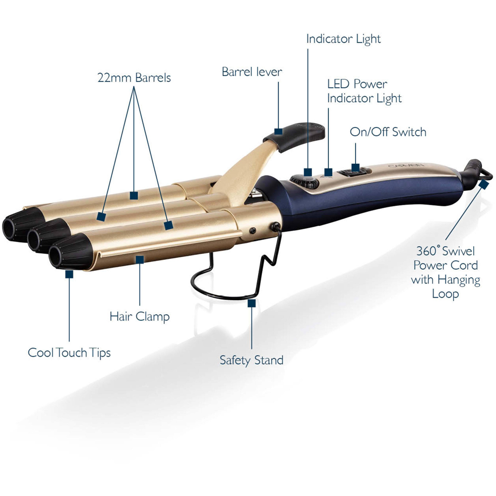 Carmen Twilight Mermaid Hair Waver | Wilko