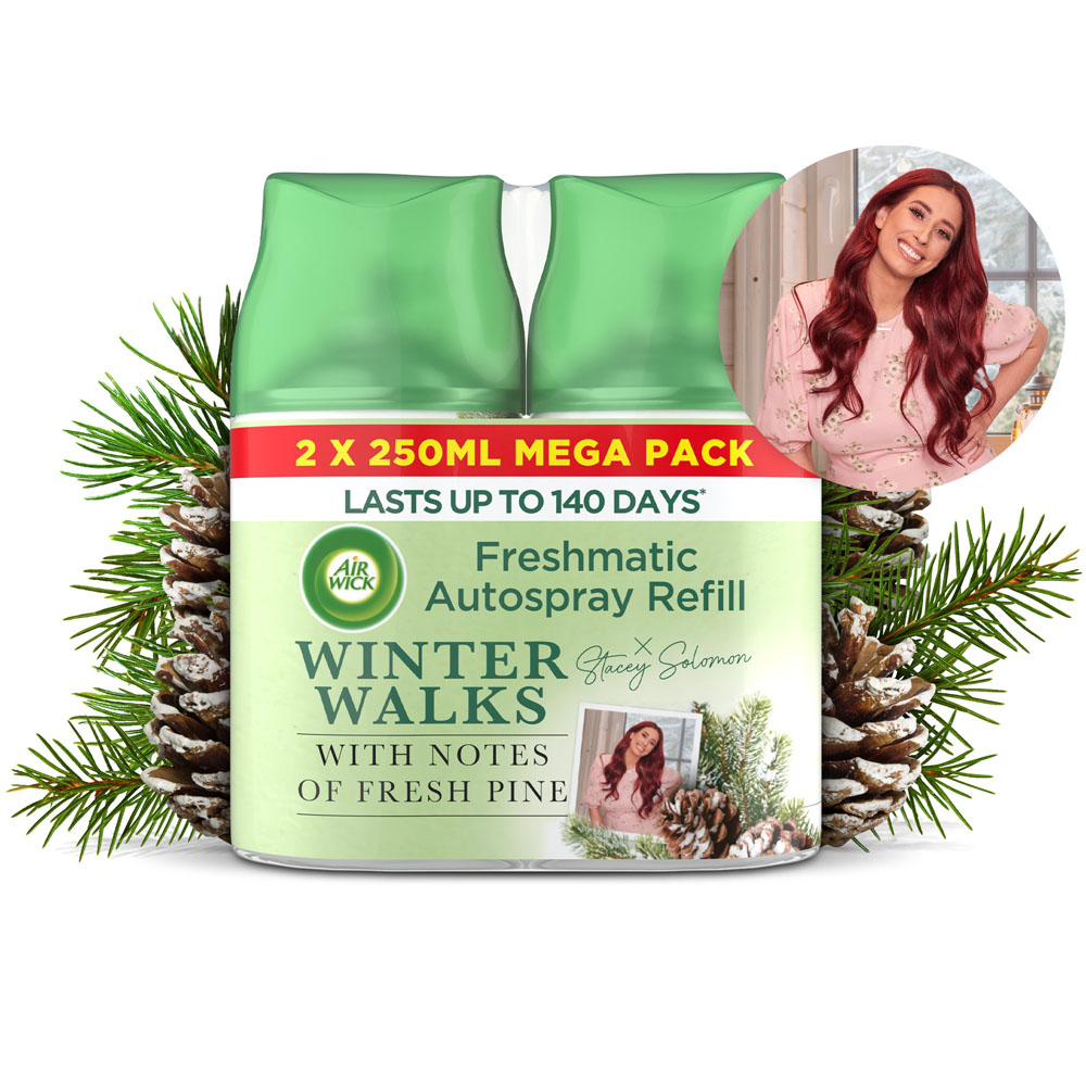 Air Wick Stacey Solomon Pine Freshmatic Autospray Twin Refill | Wilko