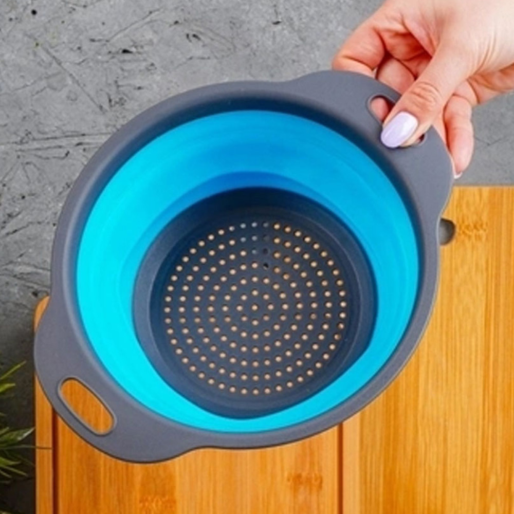 Living and Home Collapsible Kitchen Silicone Bowl | Wilko