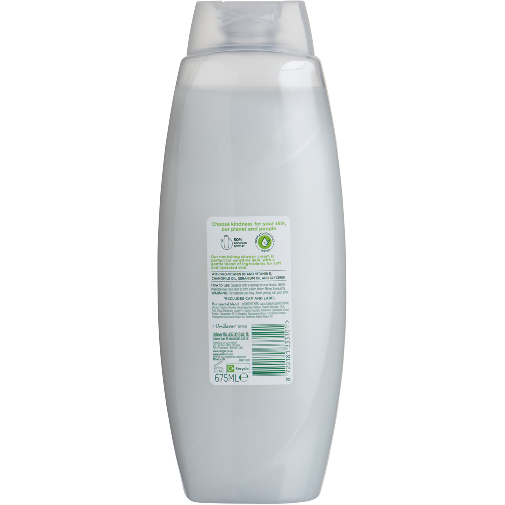 Simple Nourishing Shower Gel 675ml | Wilko