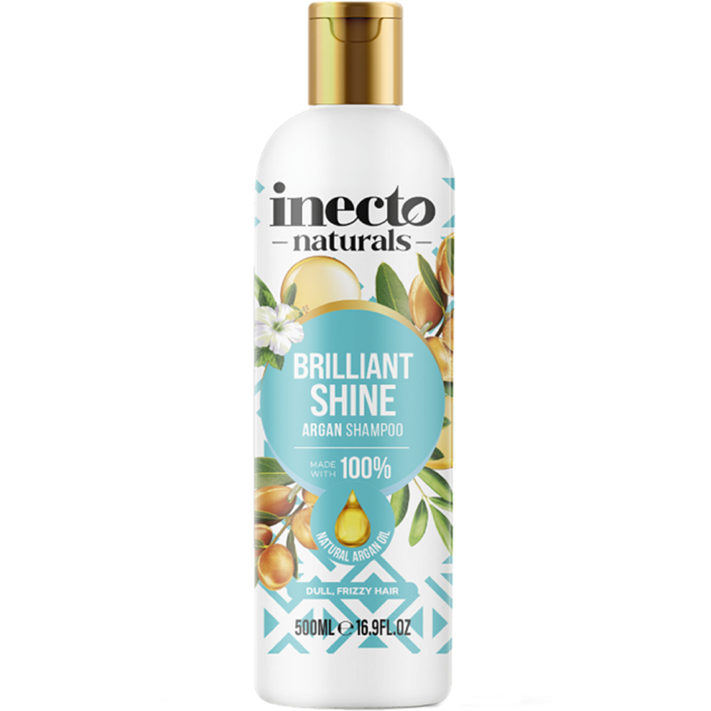 Inecto Brilliant Shine Argan Shampoo 500ml | Wilko