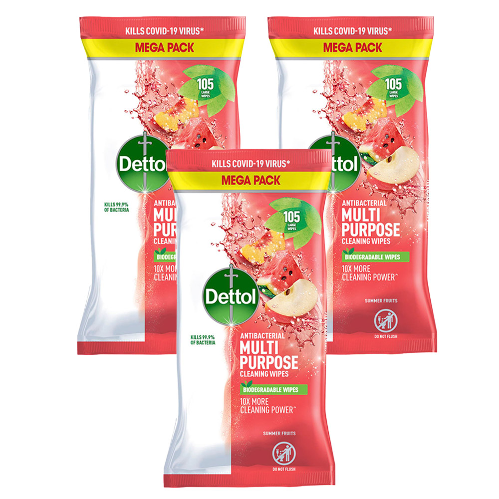 Dettol Summer Fruits Multipurpose Antibacterial Biodegradable Cleaning ...