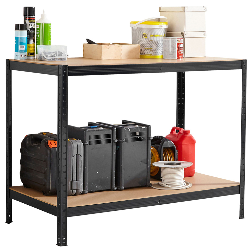 Neo Black Metal Garage Workbench | Wilko