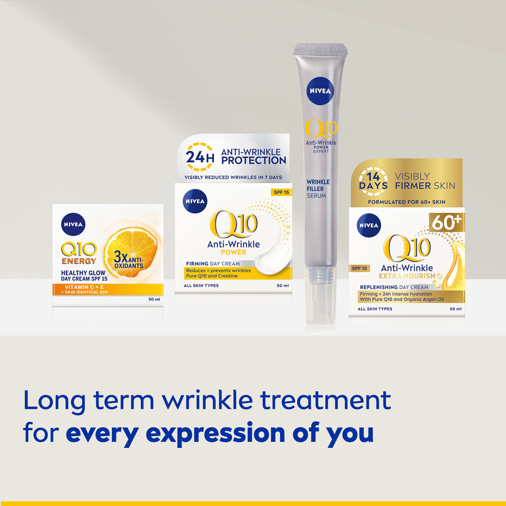 Nivea Q10 Anti-Wrinkle Power Expert Targeted Wrinkle Filler Serum 15ml | Wilko