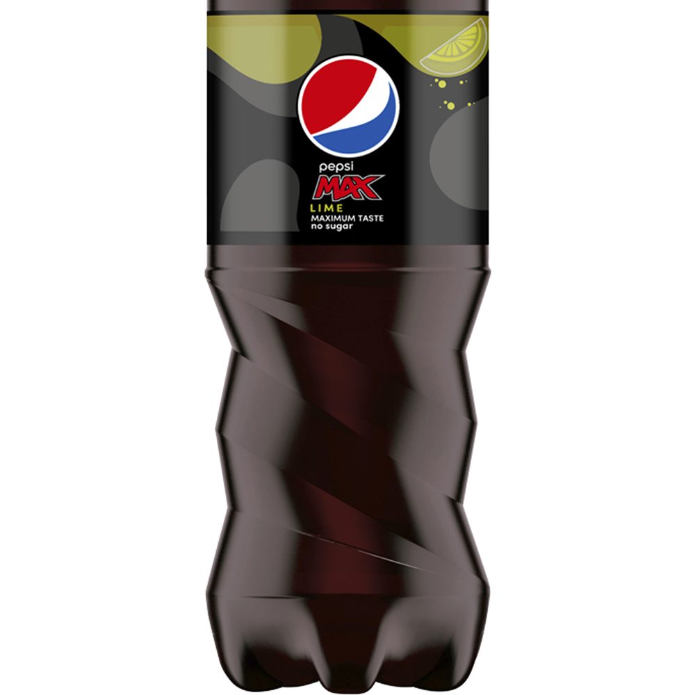 Pepsi Max Lime No Sugar Cola Bottle 500ml | Wilko