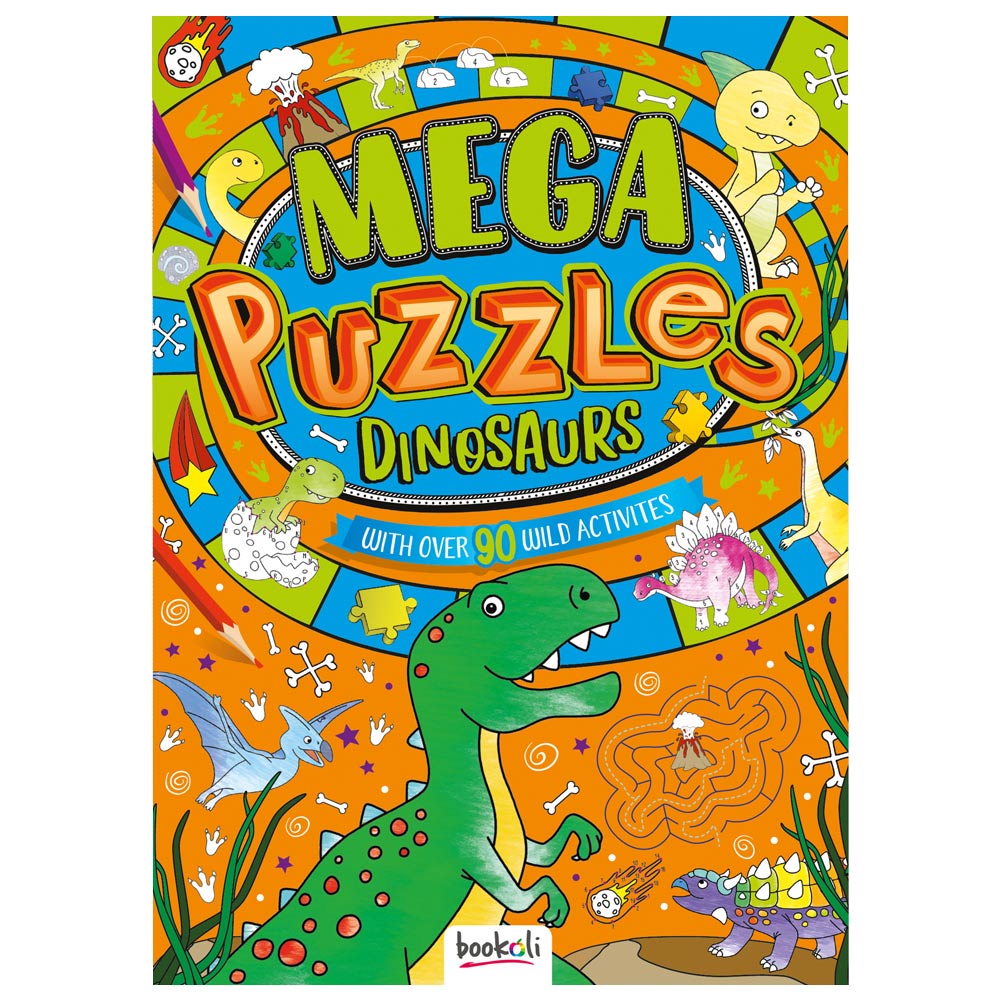 Mega Puzzles Dinosaurs Book | Wilko