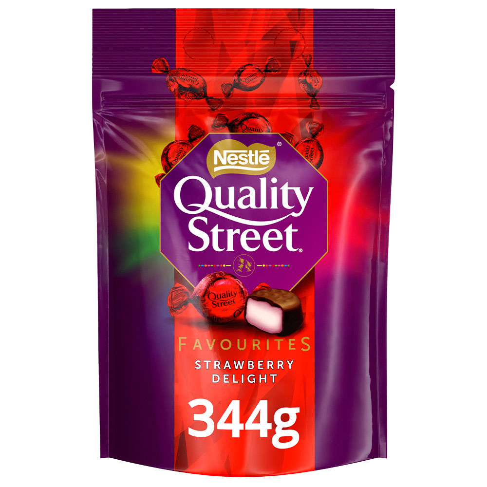 Quality Street Strawberry Delight Chocolate Sharing Bag 344g | Wilko