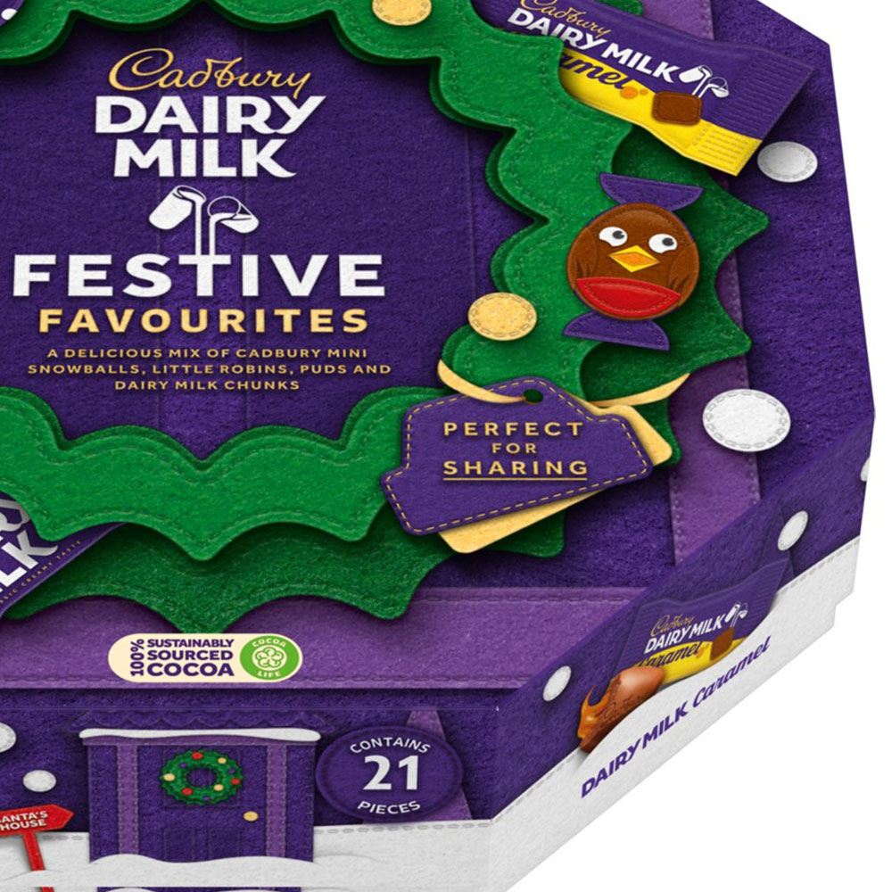 Cadbury Dairy Milk Festive Favourites 415g | Wilko