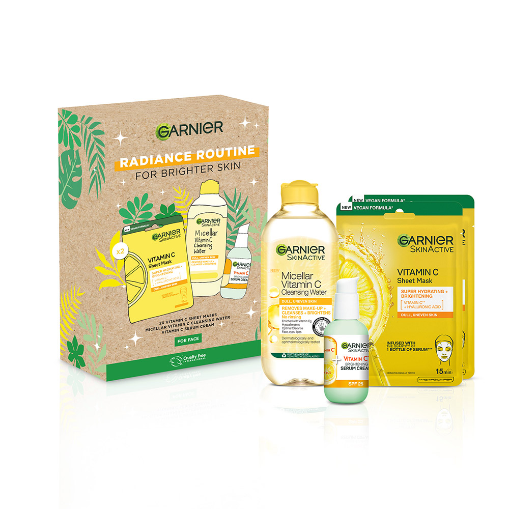 Garnier Radiance Routine Gift Set Vitamin C Starter Kit | Wilko