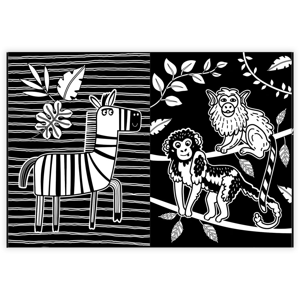 Jungle Neon Colouring Books | Wilko