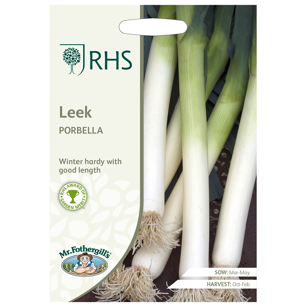Mr Fothergills RHS Leek Porbella Seeds | Wilko