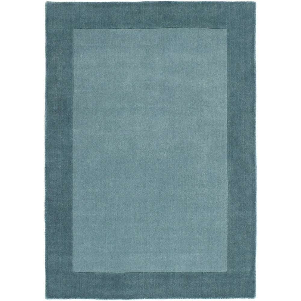 Origins Duck Egg Borders Rug 200 x 290cm | Wilko