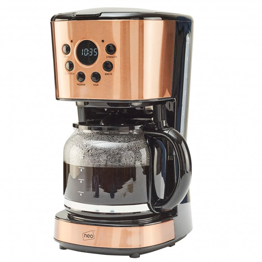 Neo Copper 1.5L Filter Coffee Maker Machine | Wilko