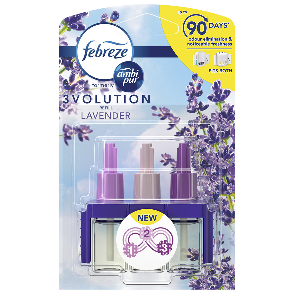 Febreze 3Volution Lavender Refill Air Freshener 20ml | Wilko