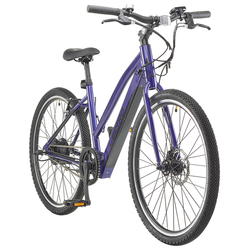 ENER-J Lectro Purple Adventurer Ladies 26inch Wheel Aluminium Electric ...