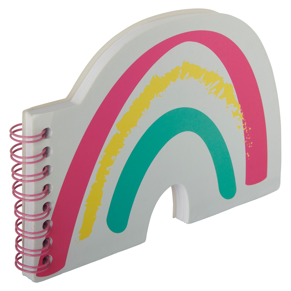 Wilko Rainbow Shaped Notebook | Wilko