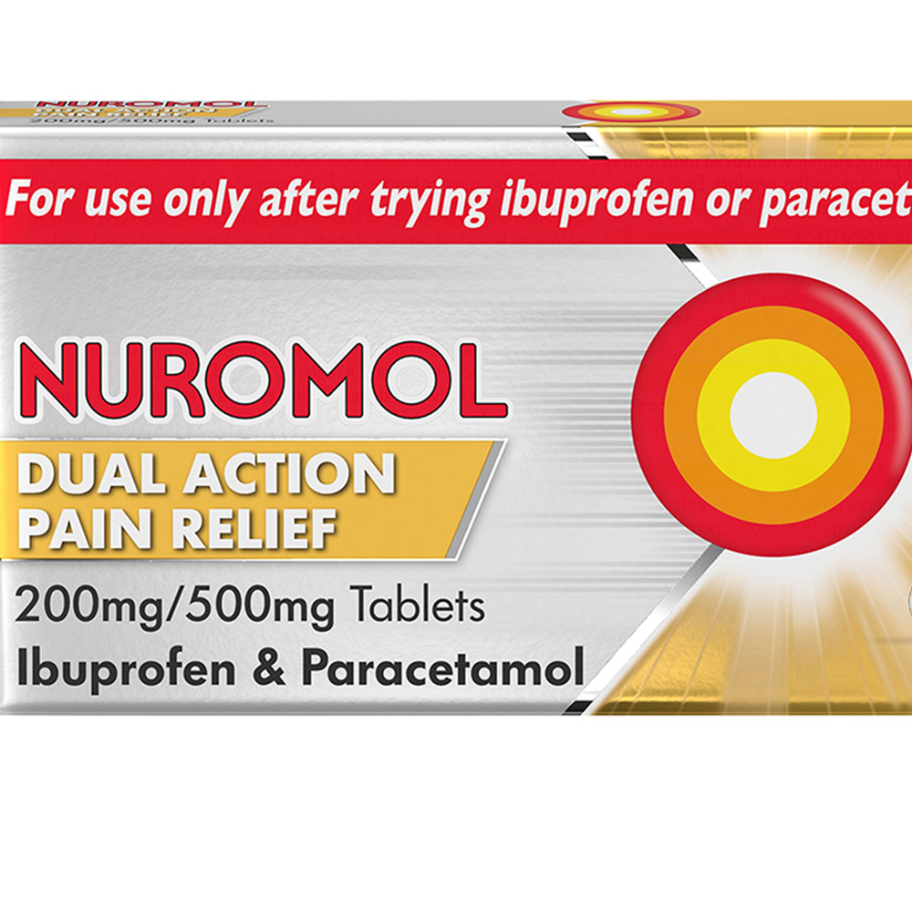 Nuromol Double Action Tablet 12 pack | Wilko