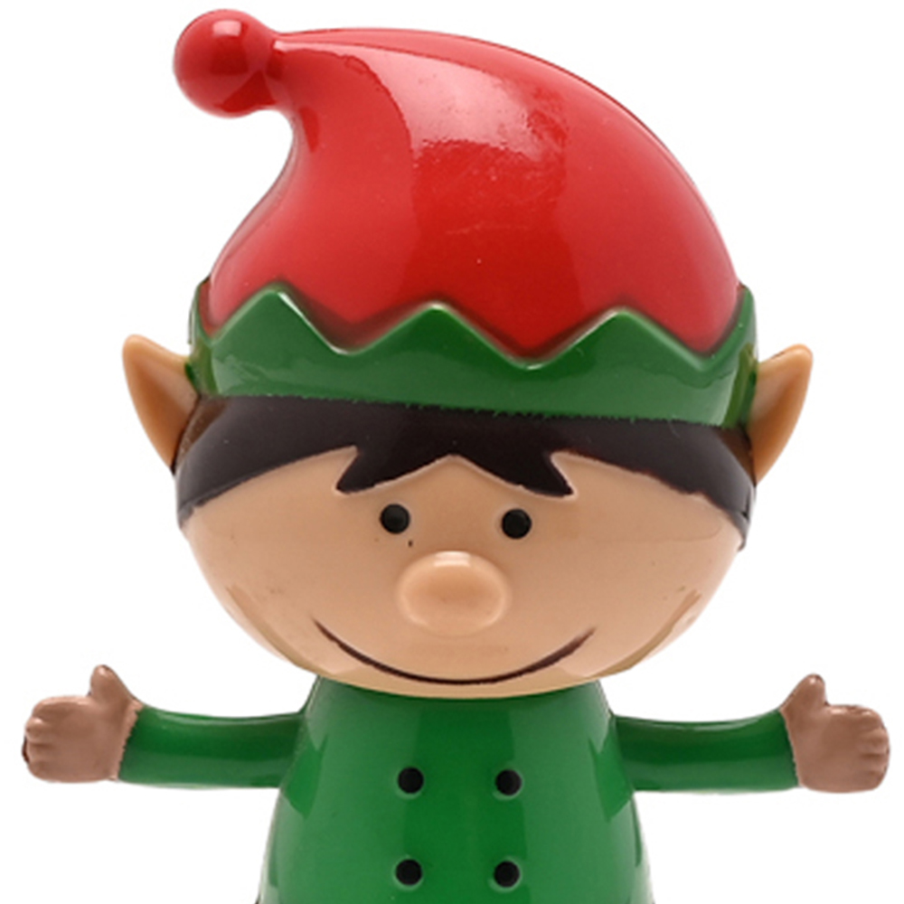 The Seasonal Gift Co. Solar Elf Bobble Head | Wilko