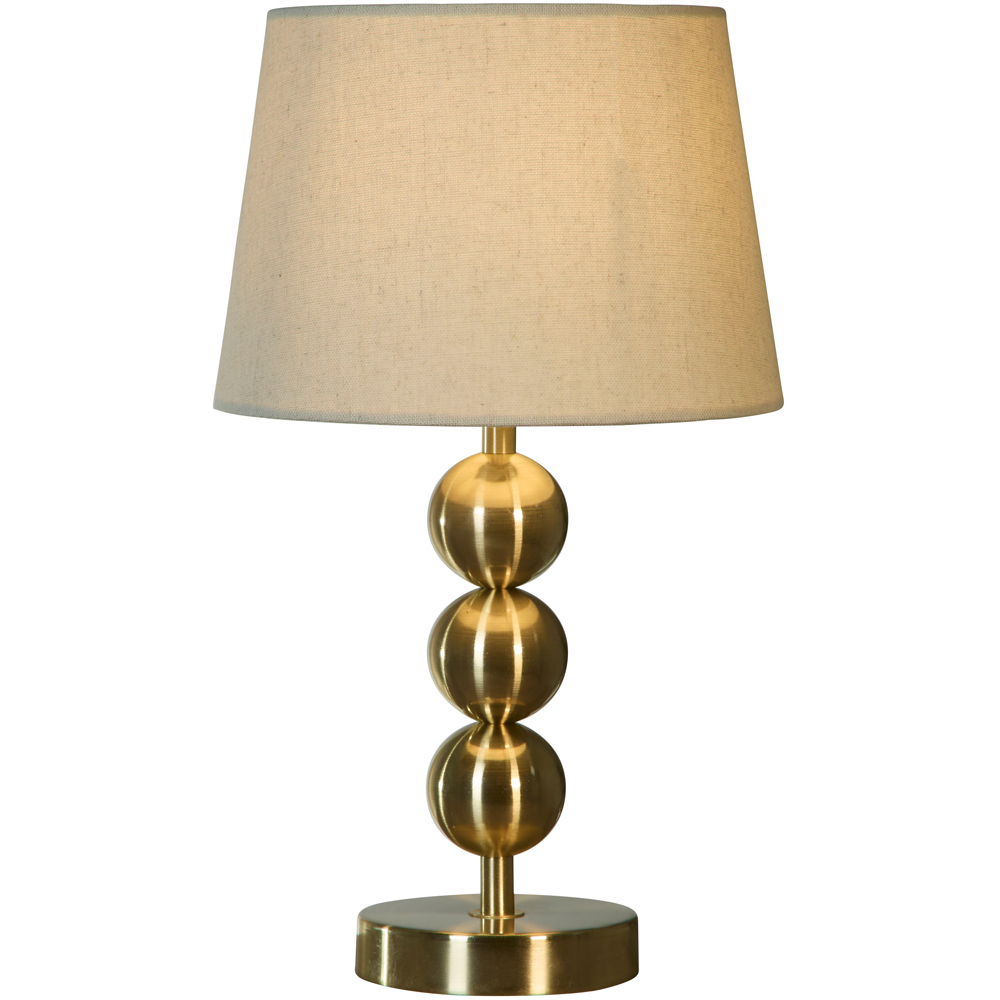 Lighting Collection Gold Bobbin Table Lamp | Wilko