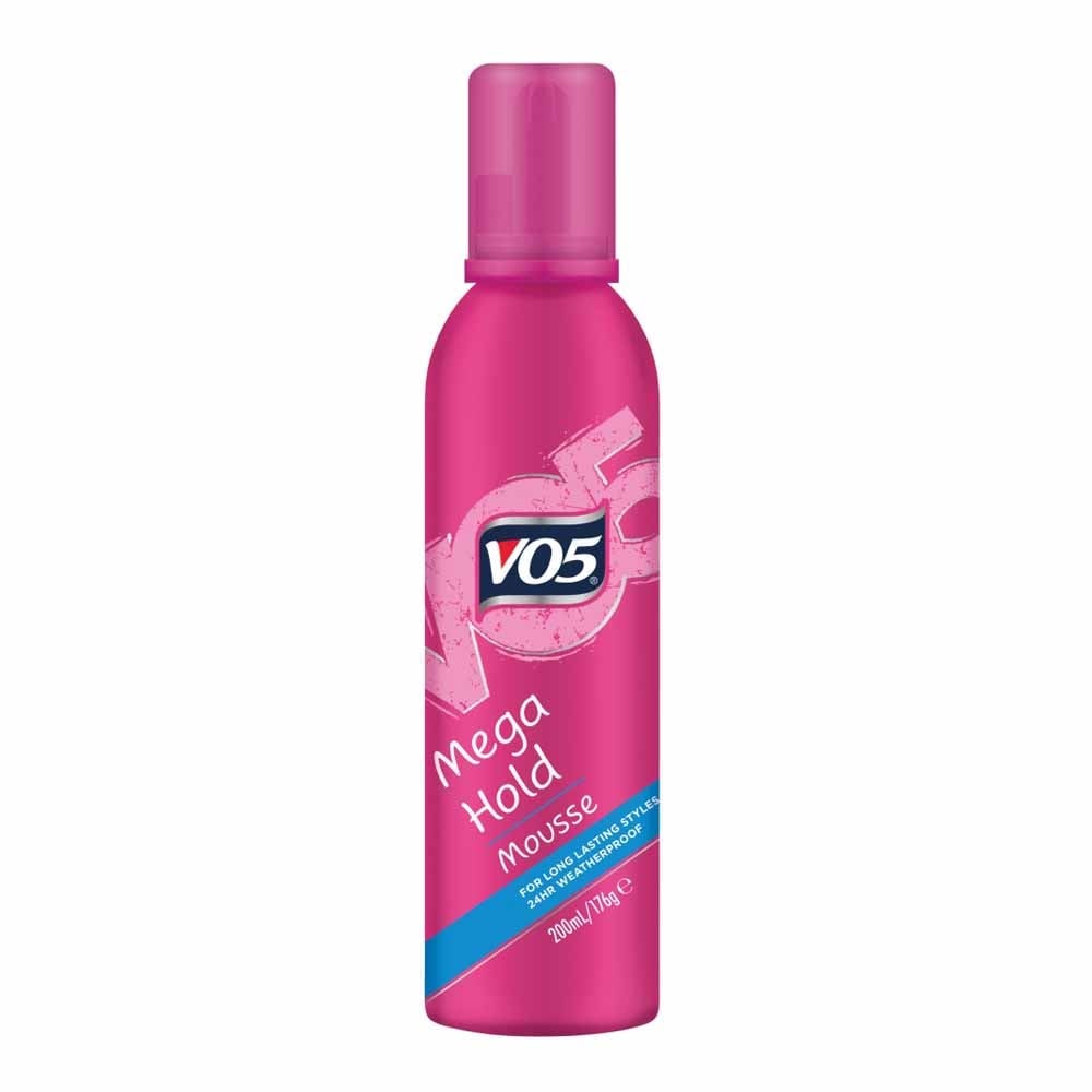 VO5 Mega Hold Styling Mousse Case of 6 x 200ml | Wilko