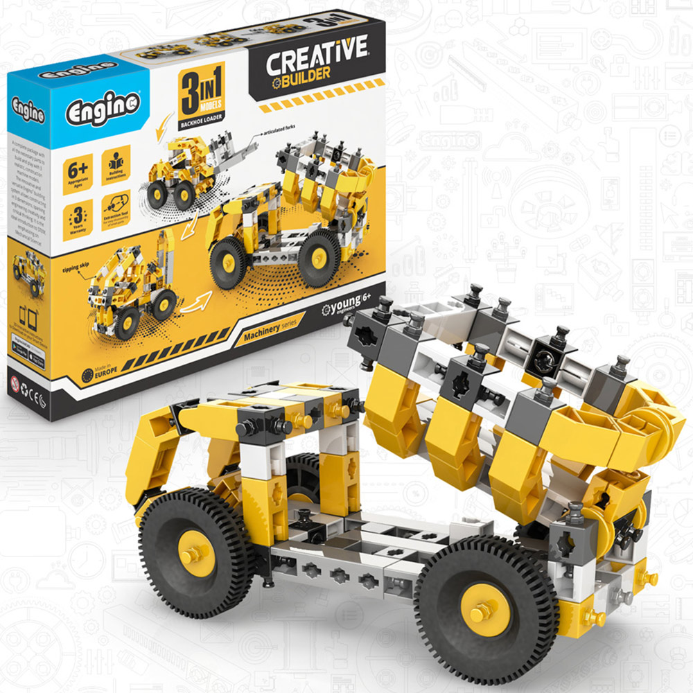 Engino Creative Builder Tipper Truck Machinery Set | Wilko