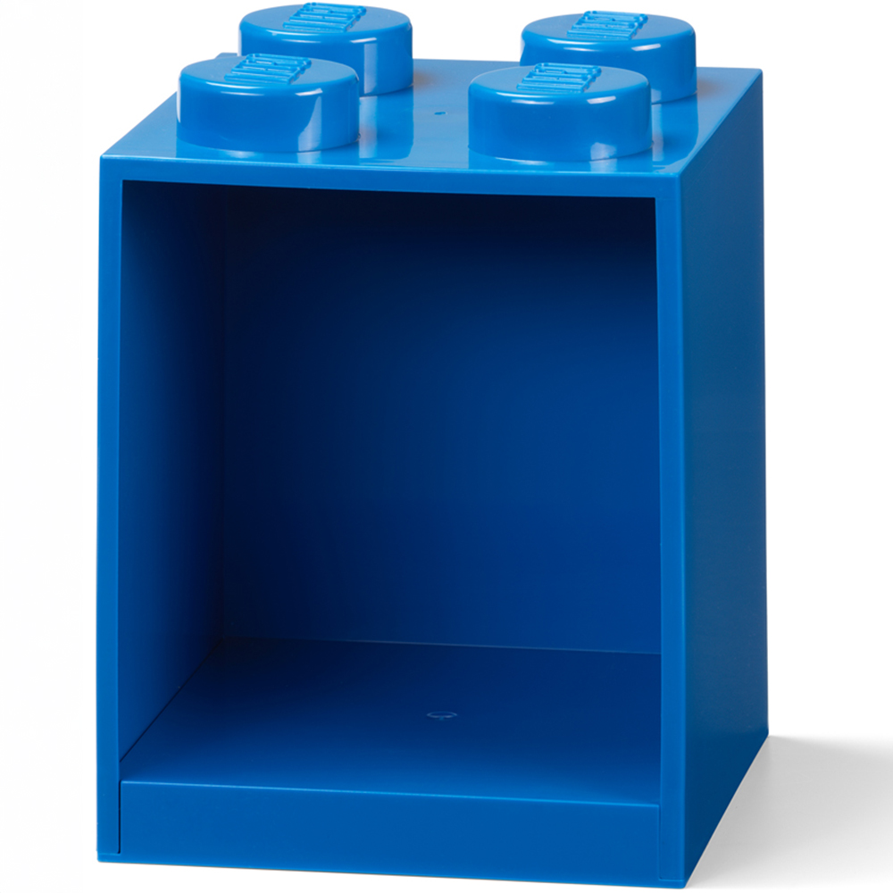 LEGO 4 Knob Blue Brick Shelf | Wilko