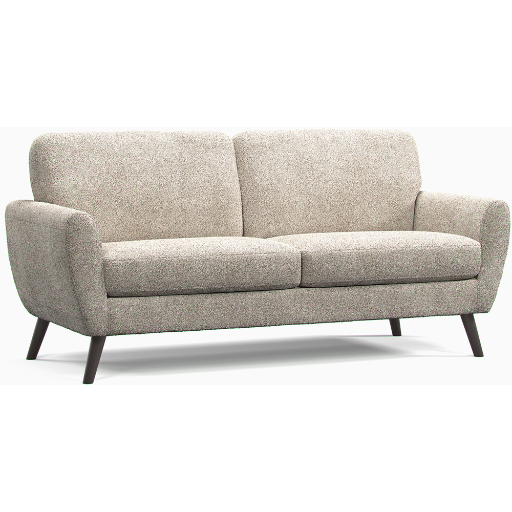 Matlock 3 Seater Linen Boucle Fabric Sofa | Wilko