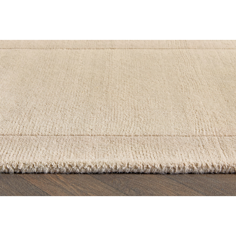 Origins Borders Natural Wool Rug 67 x 200cm | Wilko
