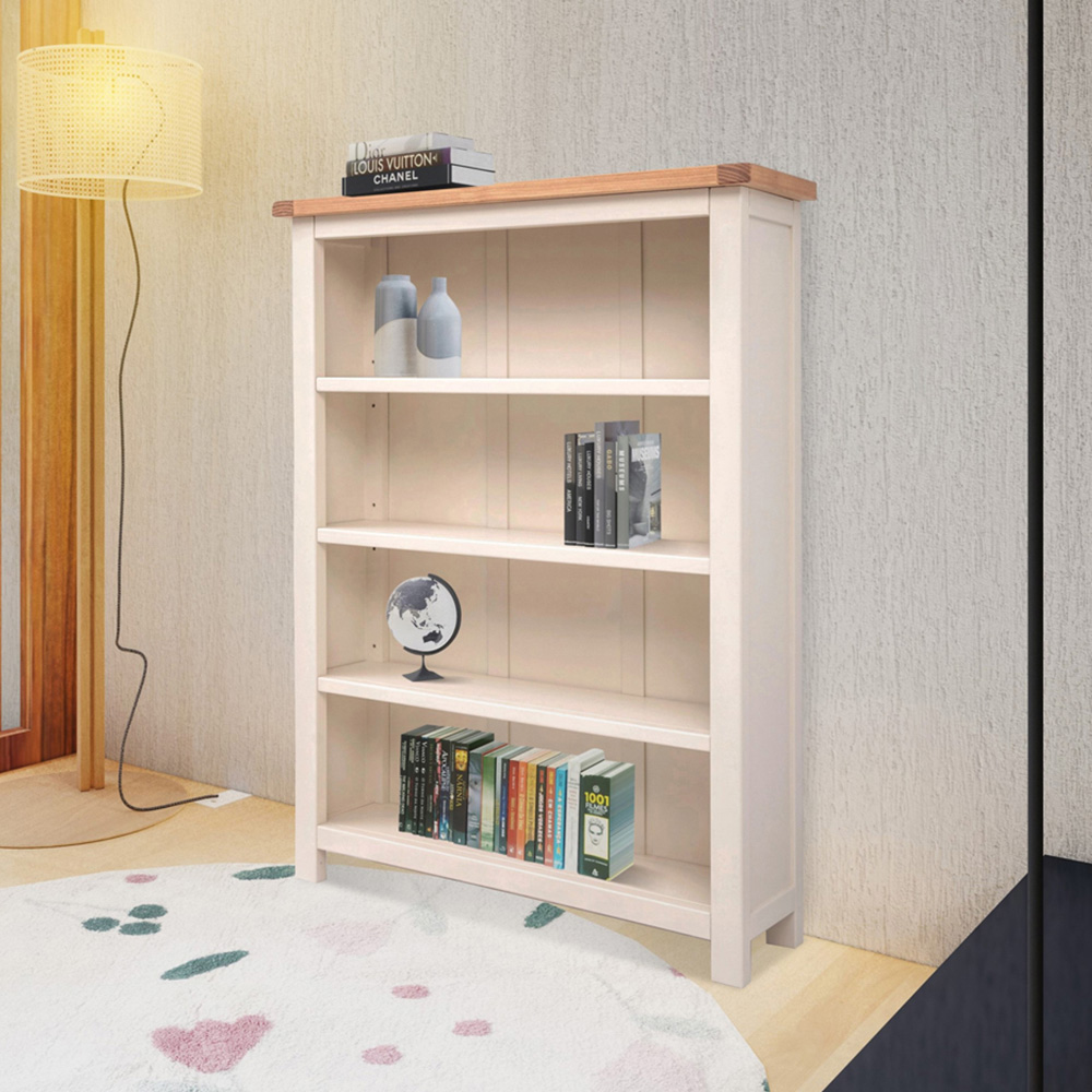 White bookcase wilko store