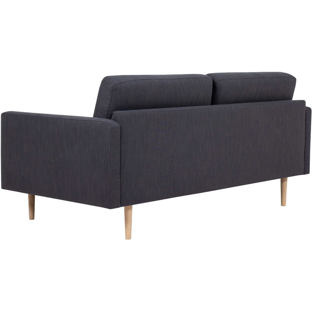 Florence Larvik 2.5 Seater Anthracite Sofa with Oak Legs | Wilko