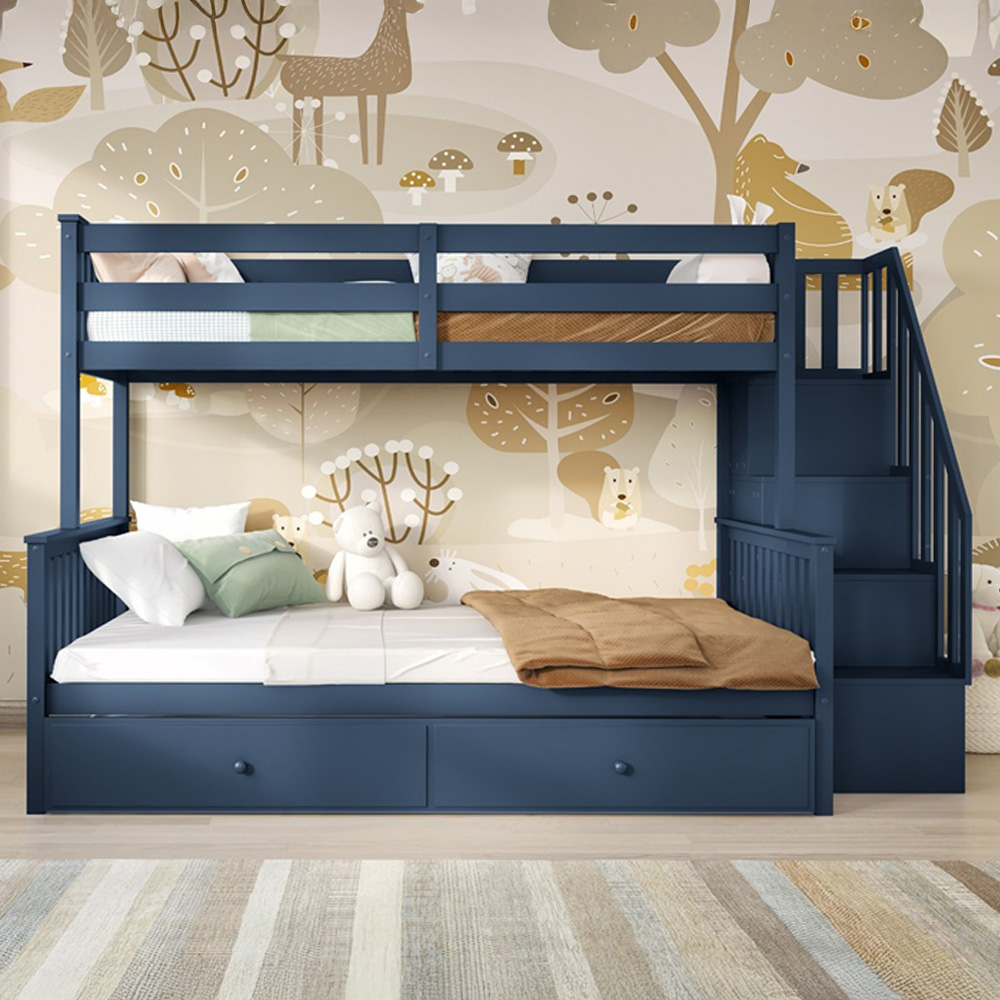 Triple bunk bed with trundle store