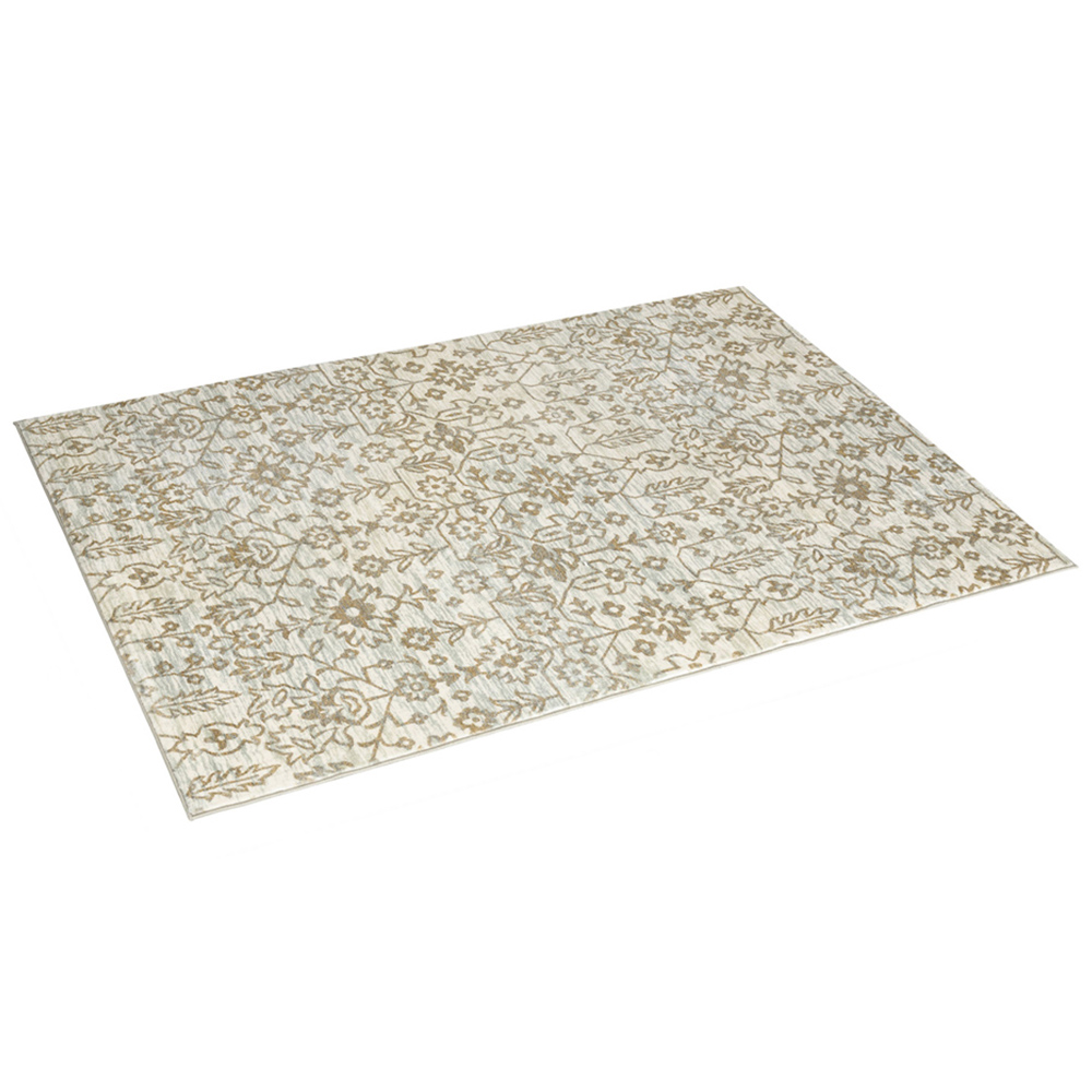 Portland Cream Floral Rug 230 x 160cm | Wilko