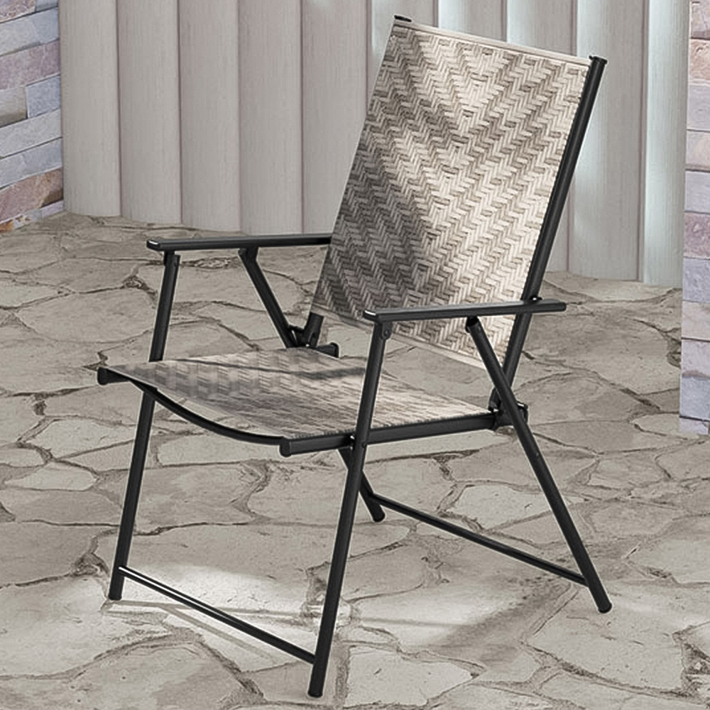 Grey folding patio chairs store