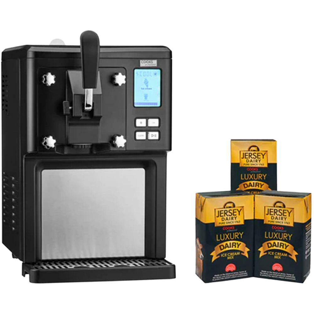 Cooks Professional K718 Soft Serve 1.5L Ice Cream Maker with Jersey ...