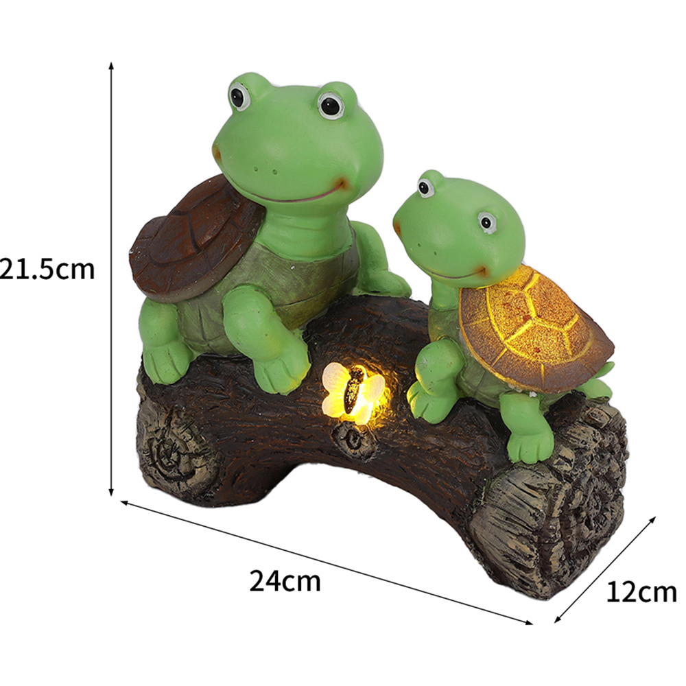 Living and Home Solar Light Up Turtle Garden Decoration | Wilko