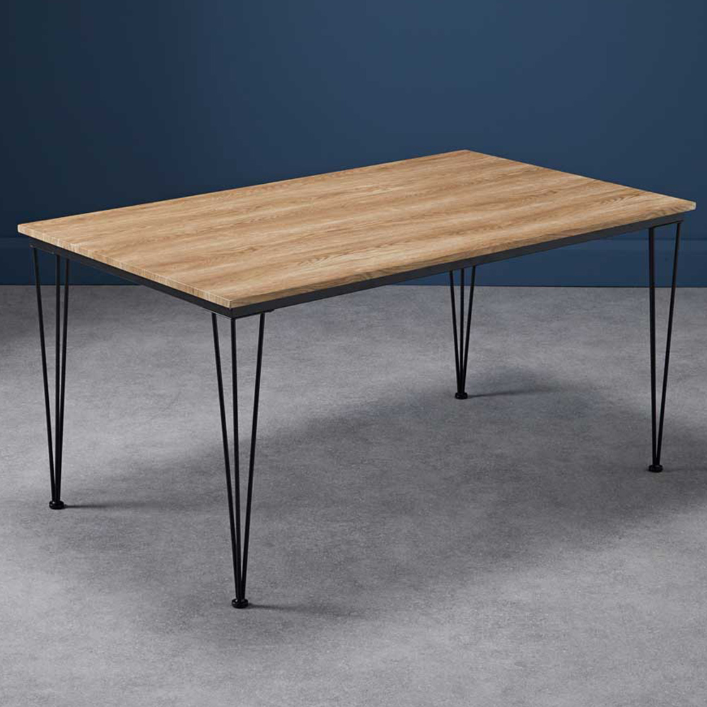 Liberty 4 Seater Large Square Table Brown | Wilko